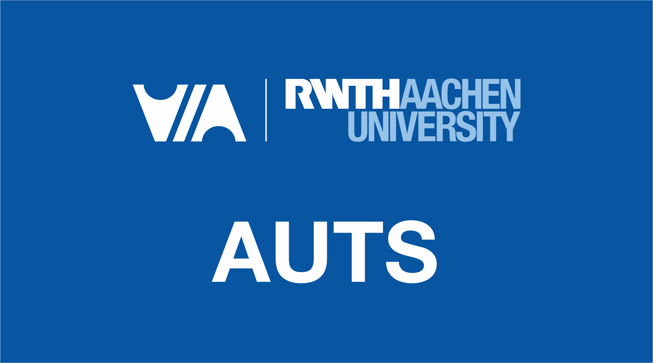 (VU) Automated urban transportation systems | RWTHmoodle